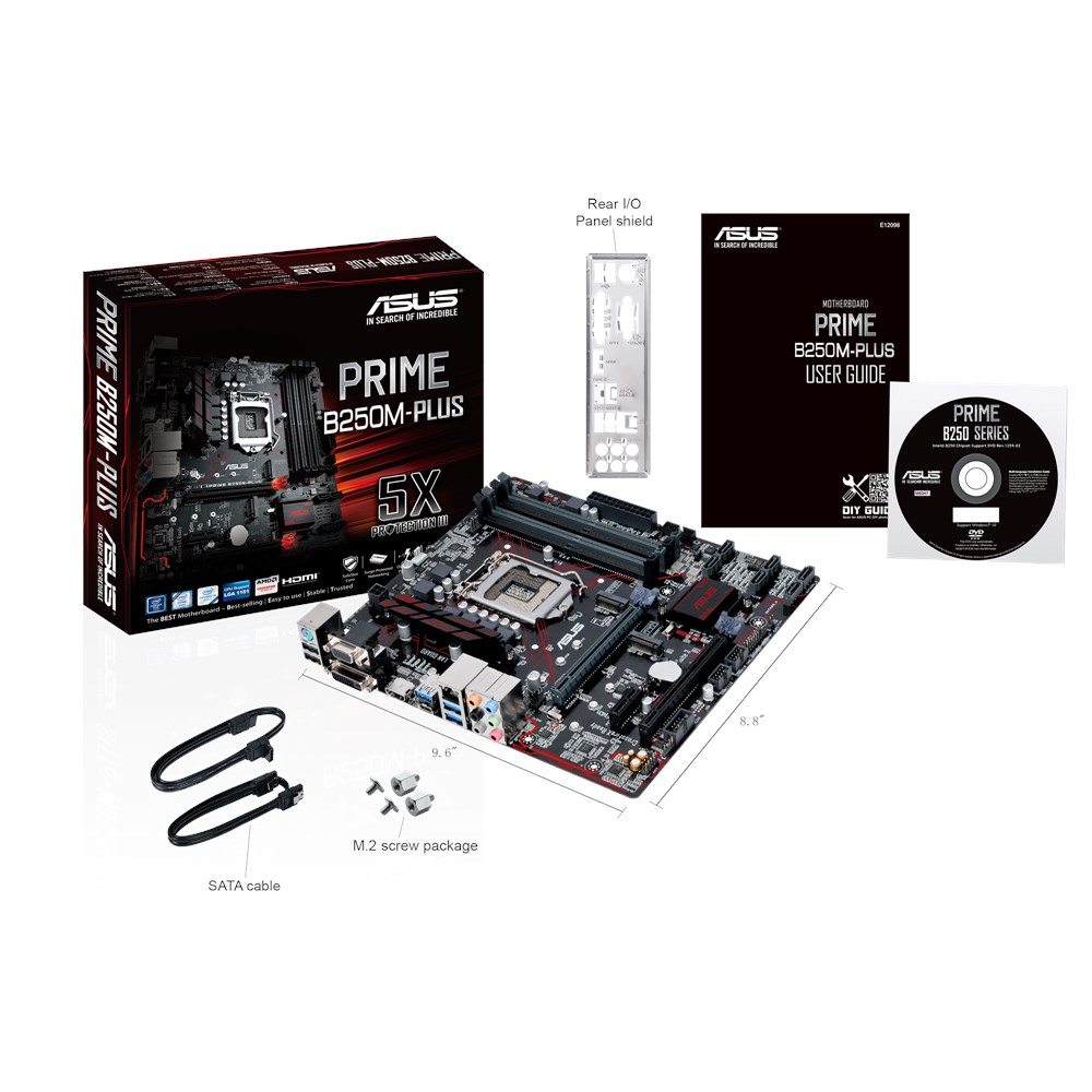 Asus Prime B250M-Plus - Motherboard Specifications On MotherboardDB